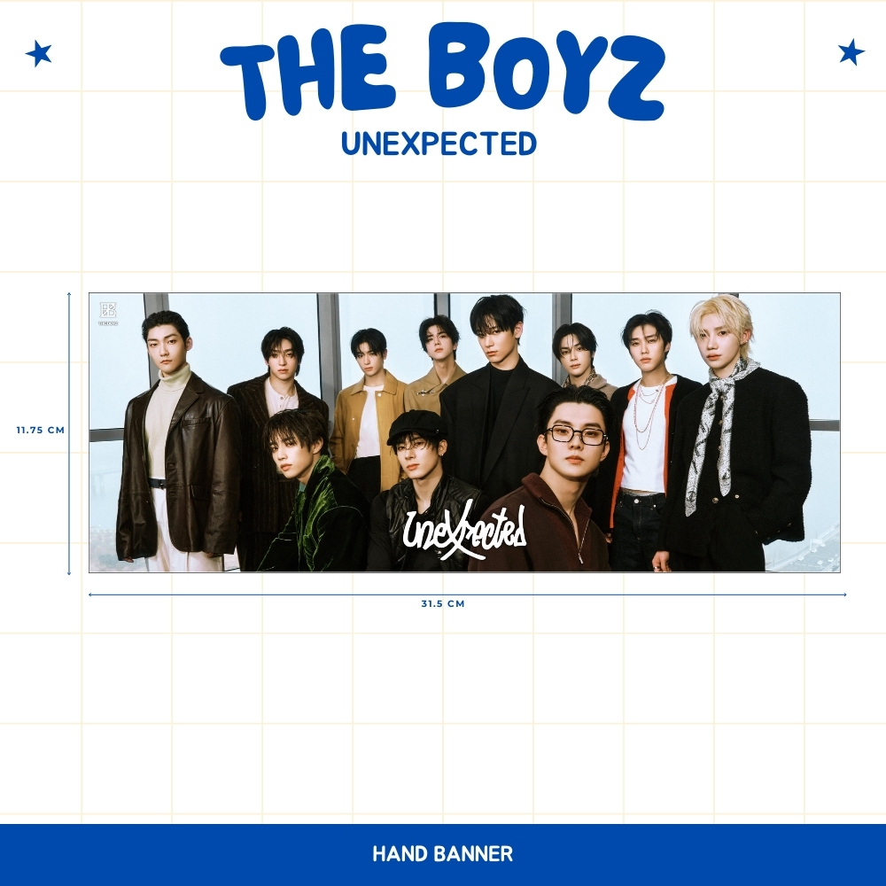 Jual HOLOGRAM HAND BANNER THE BOYZ UNEXPECTED HANDBANNER KPOP ...