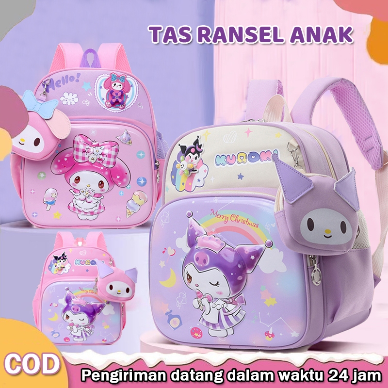 Jual Tas Ransel Anak Tk Perempuan Ransel Kuromi Melody Tas Fashion ...