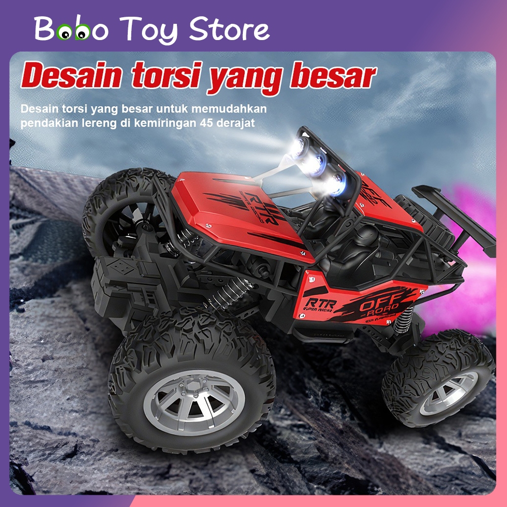 Jual BOBO Tatajoy Mainan Mobil Remote Control Off-Road 4WD Alloy Off-Road dengan Buih Mobil RC ...