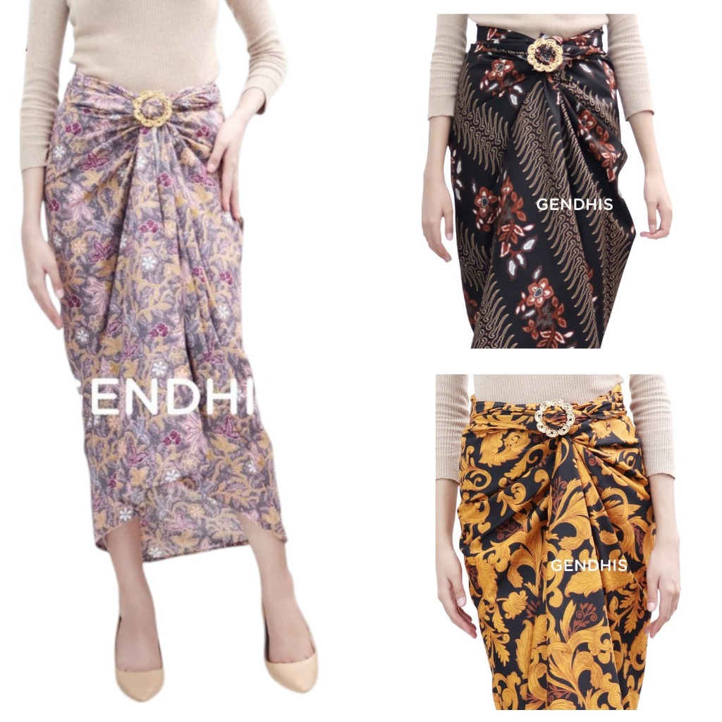 Jual GENDHIS - ROK LILIT BATIK FREE RING BELT / ROK KONDANGAN / ROK ...