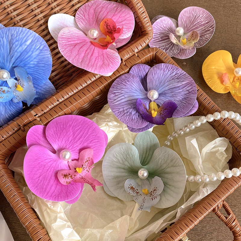 Jual Jepit Rambut Aksesoris Orchid Hair Clip Hiasan Fashion Bunga ...