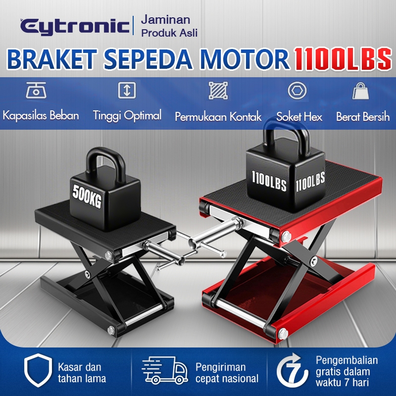 Jual Dongkrak Jack Stand Motor Tipe Gunting & Standar, Kapasitas 500kg ...