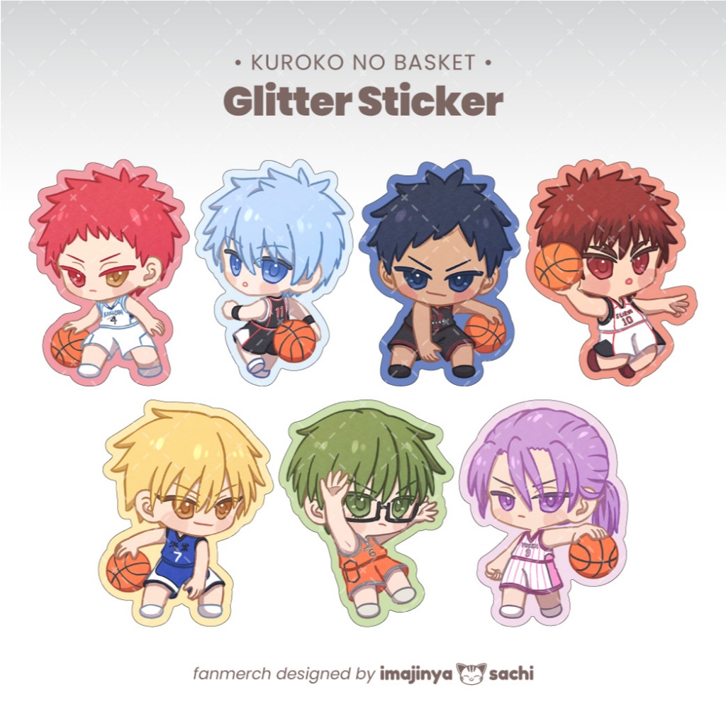 Jual [ imajinyasachi ] Kuroko no Basket Kurobas KnB School Glitter ...