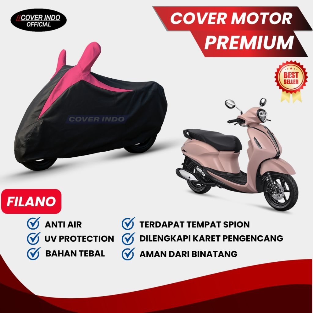 Jual Cover Motor Filano Sarung Motor Filano Penutup Motor Filano ...