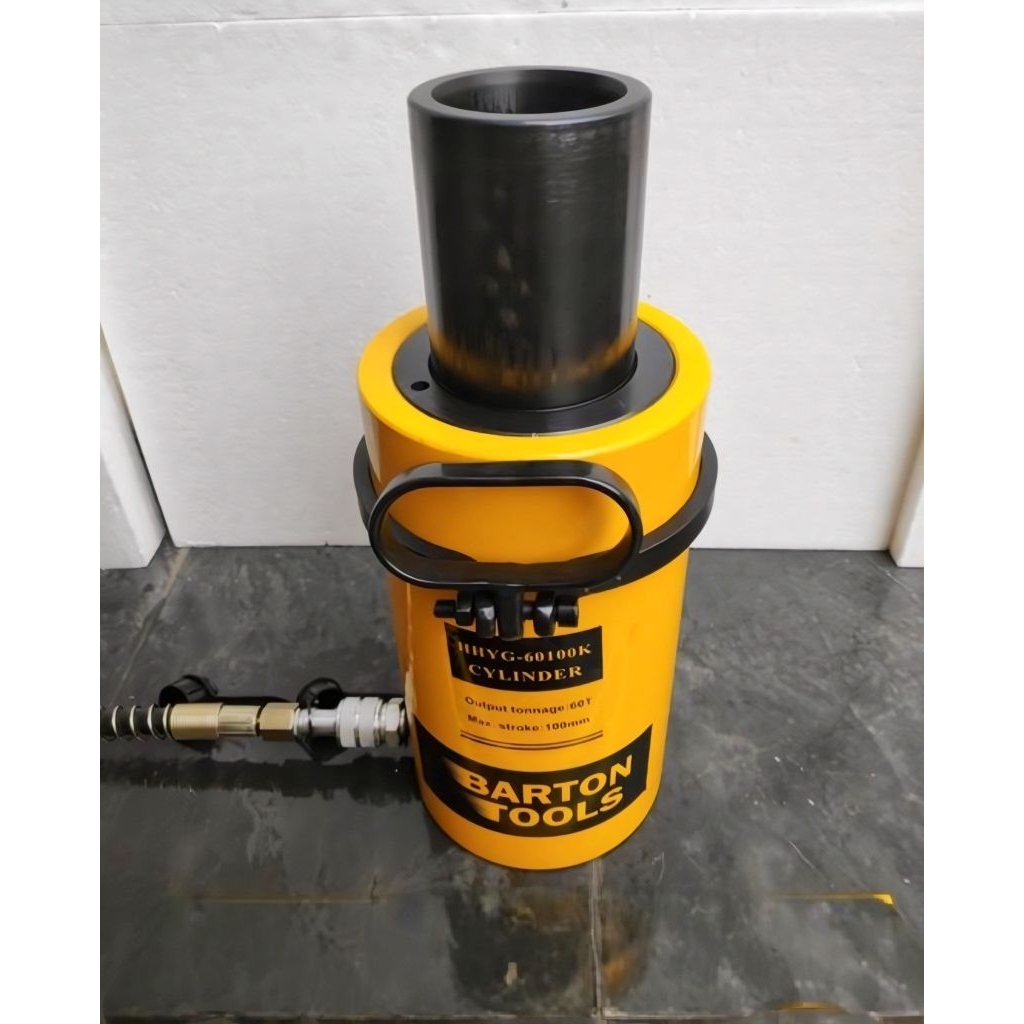 Jual Hydraulic cylinder Hollow 60ton stroke 100 mm Barton | Shopee Indonesia