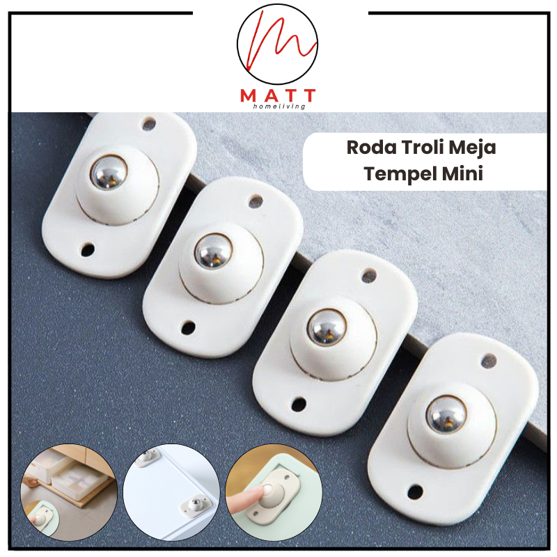 Jual MATT Roda Troli Meja Tempel Mini Serbaguna Alat Geser Tempat ...
