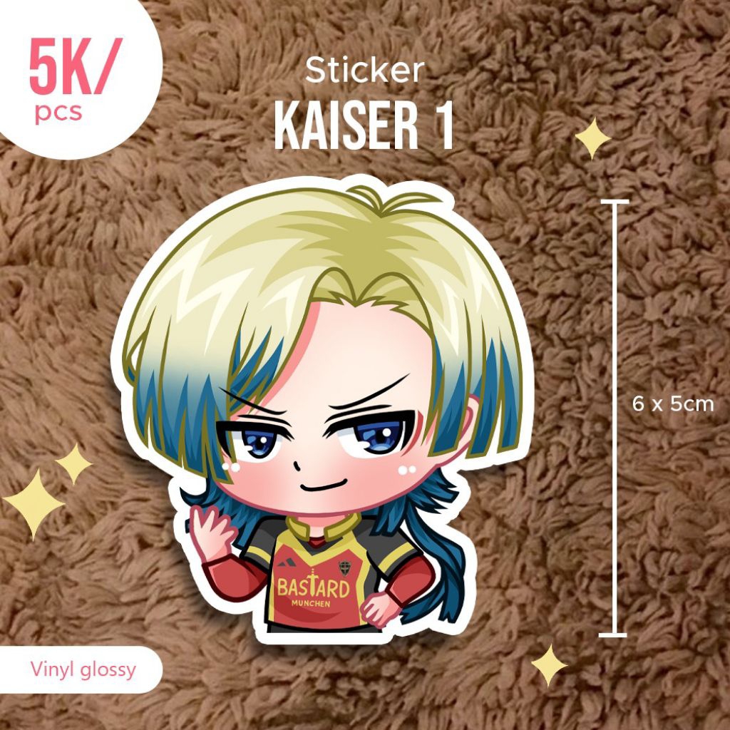 Jual Stiker kaiser anime blue lock anti air | Shopee Indonesia