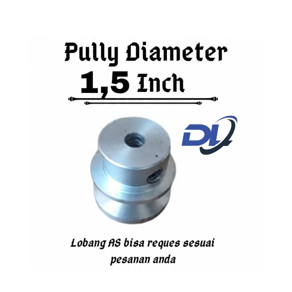 Jual Pulley pully puli A1 1.5 inch diameter lubang as pilih varian ...