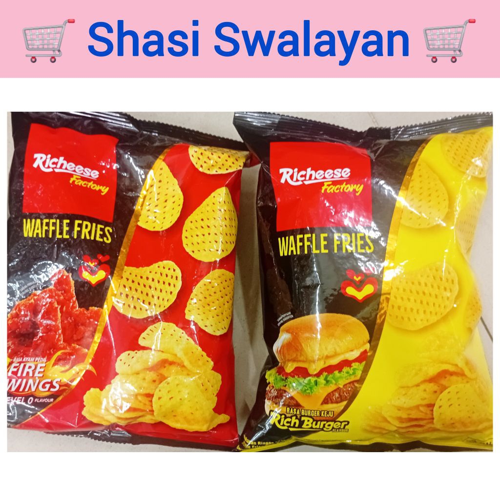 Jual RICHEESE Waffle Fries 54 gram - Fire Wing/ Rich Burger Makanan ...