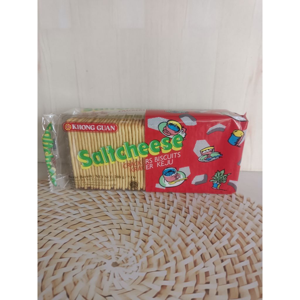 Jual KHONGGUAN SALTCHESE COKLAT KEJU 200 GR / BISKUIT ASIN KEJU ...