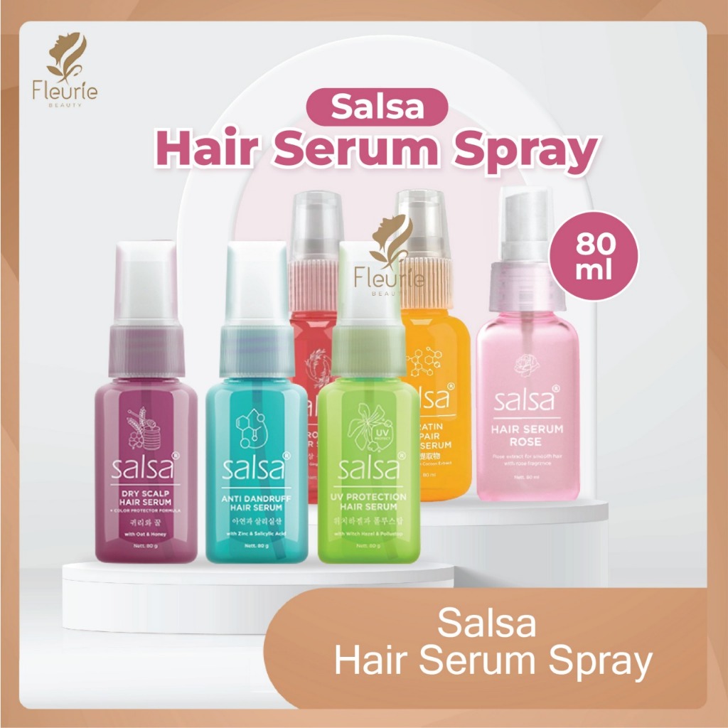 Jual SALSA Hair Serum Perfum Spray Rose / Keratin / Growth 80ml - Serum ...