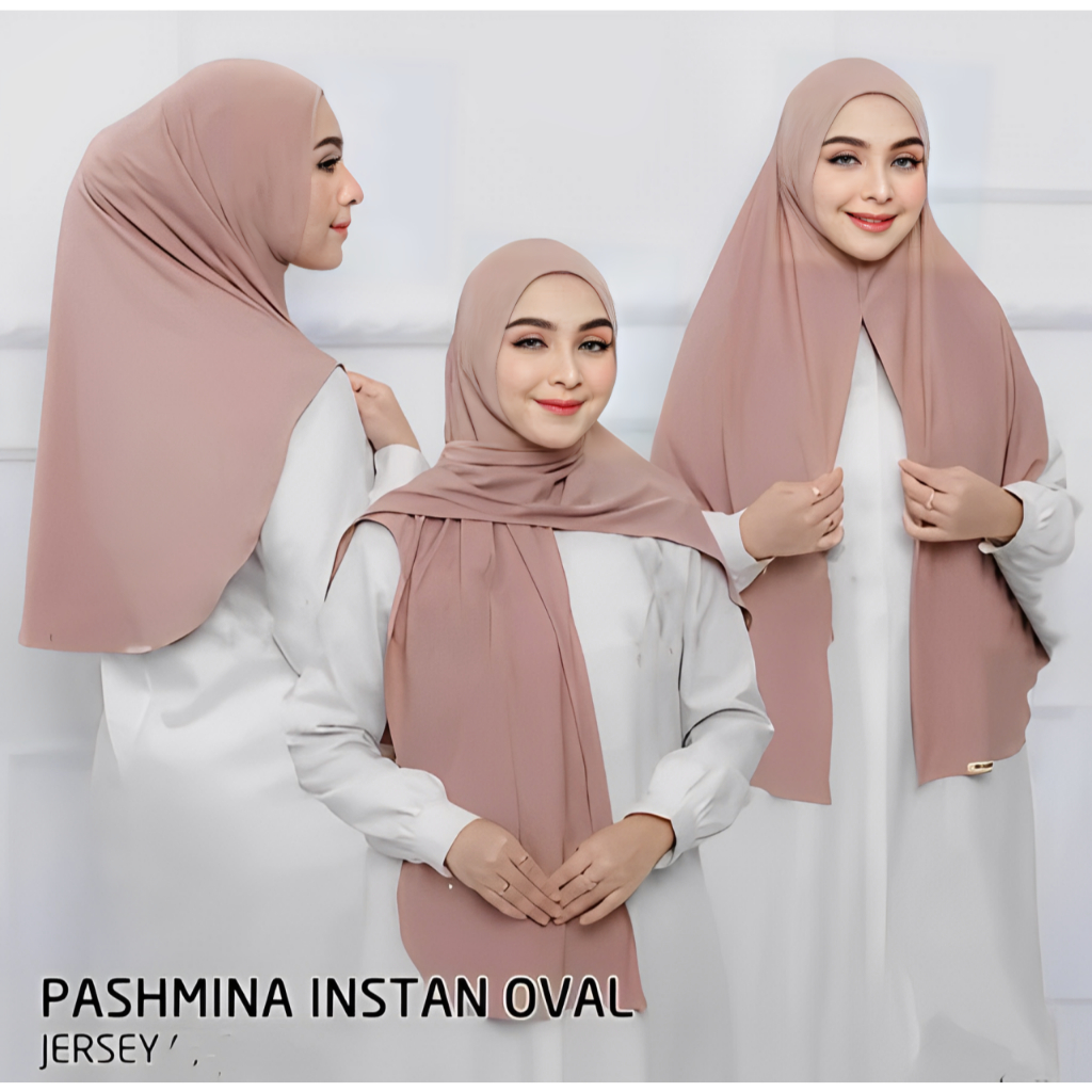 Jual HIJAB INSTAN OVAL JERSEY|| HIJAB PASHMINA INSTAN KAOS JERSEY|| PASHMINA INSTAN TURKY ...