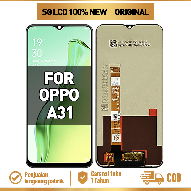 Jual LCD For OPPO A31 Original Fullset Ori asli Touchscreen Glass Touch Screen Digitizer ...