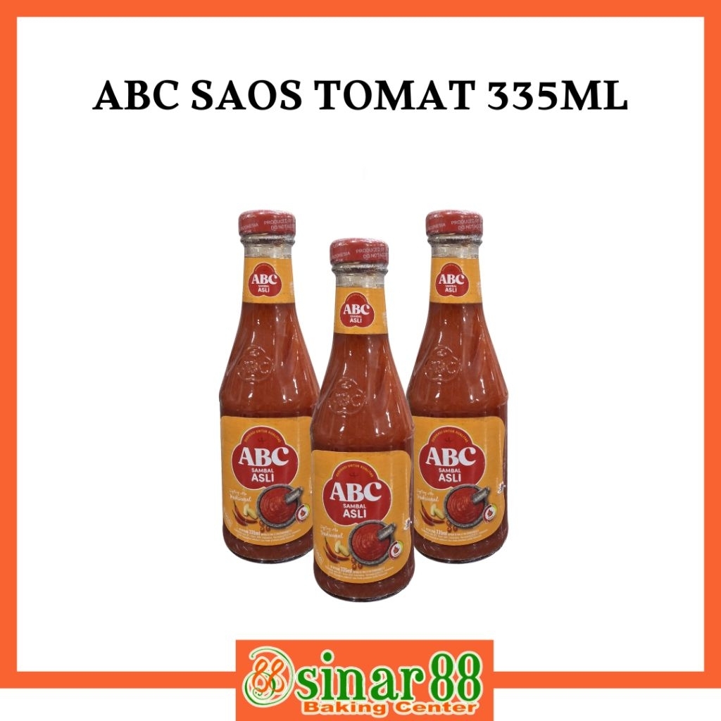 Jual ABC SAOS TOMAT 335ML(BOTOL KACA) | Shopee Indonesia