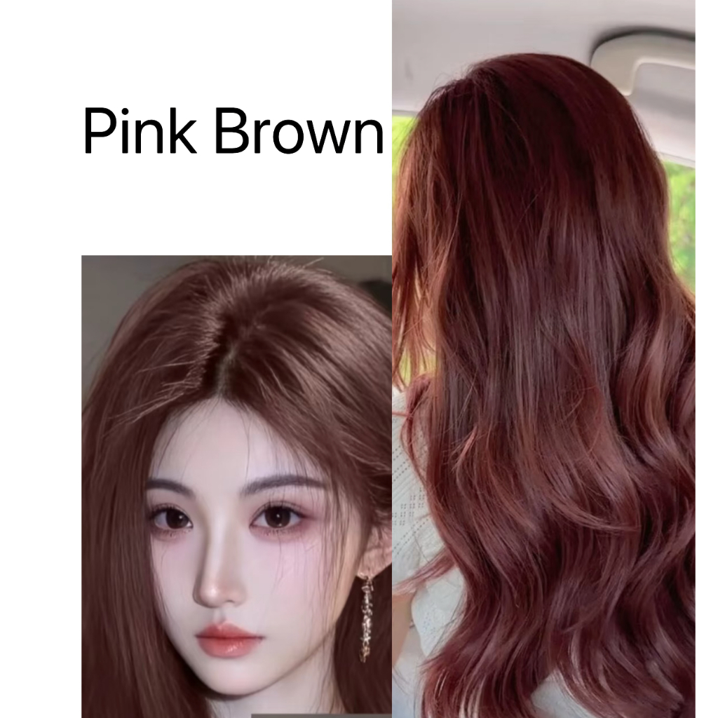 Jual Cat Rambut Tanpa Bleacing Cat Rambut Pink Brown Pewarna Rambut ...