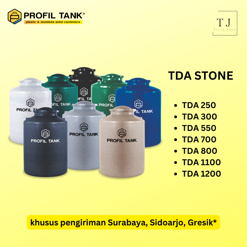 Jual Tandon Air PROFIL TANK TDA STONE SERIES 250L 550L 800L 1200L Toren ...