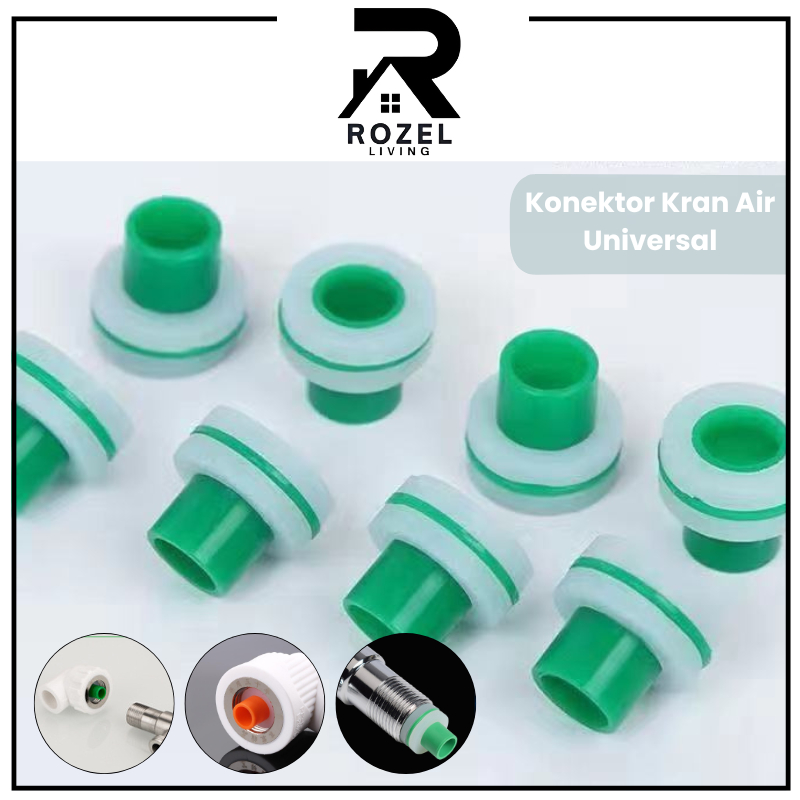 Jual ROZEL Konektor Kran Air Universal 3/4 Inch dan 1/2 Inch Plug ...