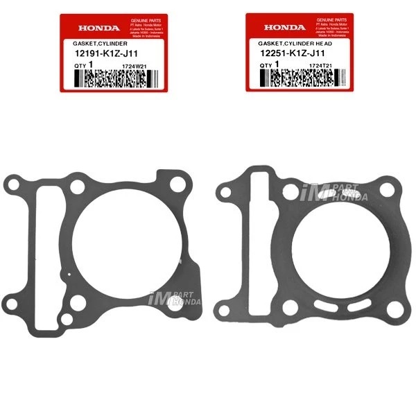 Jual 12191-K1Z-J11 12251-K1Z-J11 Perpak Paking Blok & Kop Gasket Cylinder Head ADV PCX Stylo ...