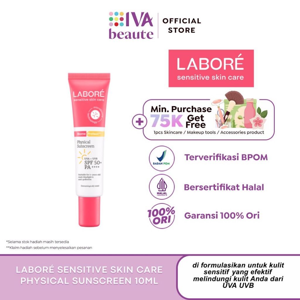 Jual LABORE Sensitive Skin Care BiomeProtect Physical Sunscreen SPF 50 ...
