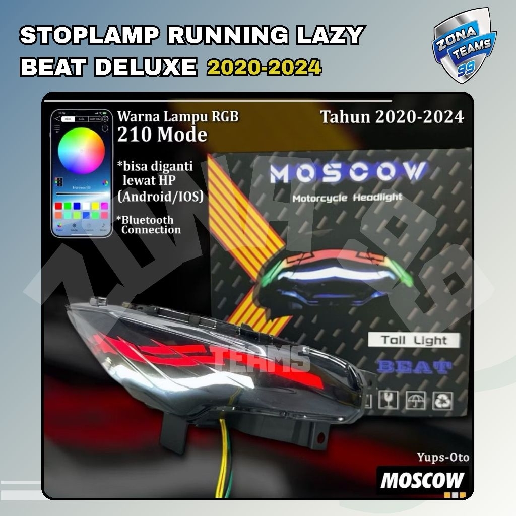 Jual STOPLAMP BEAT NEW MOSCOW LAZY TAIL CONTROL HP+SOKET PNP All Beat ...