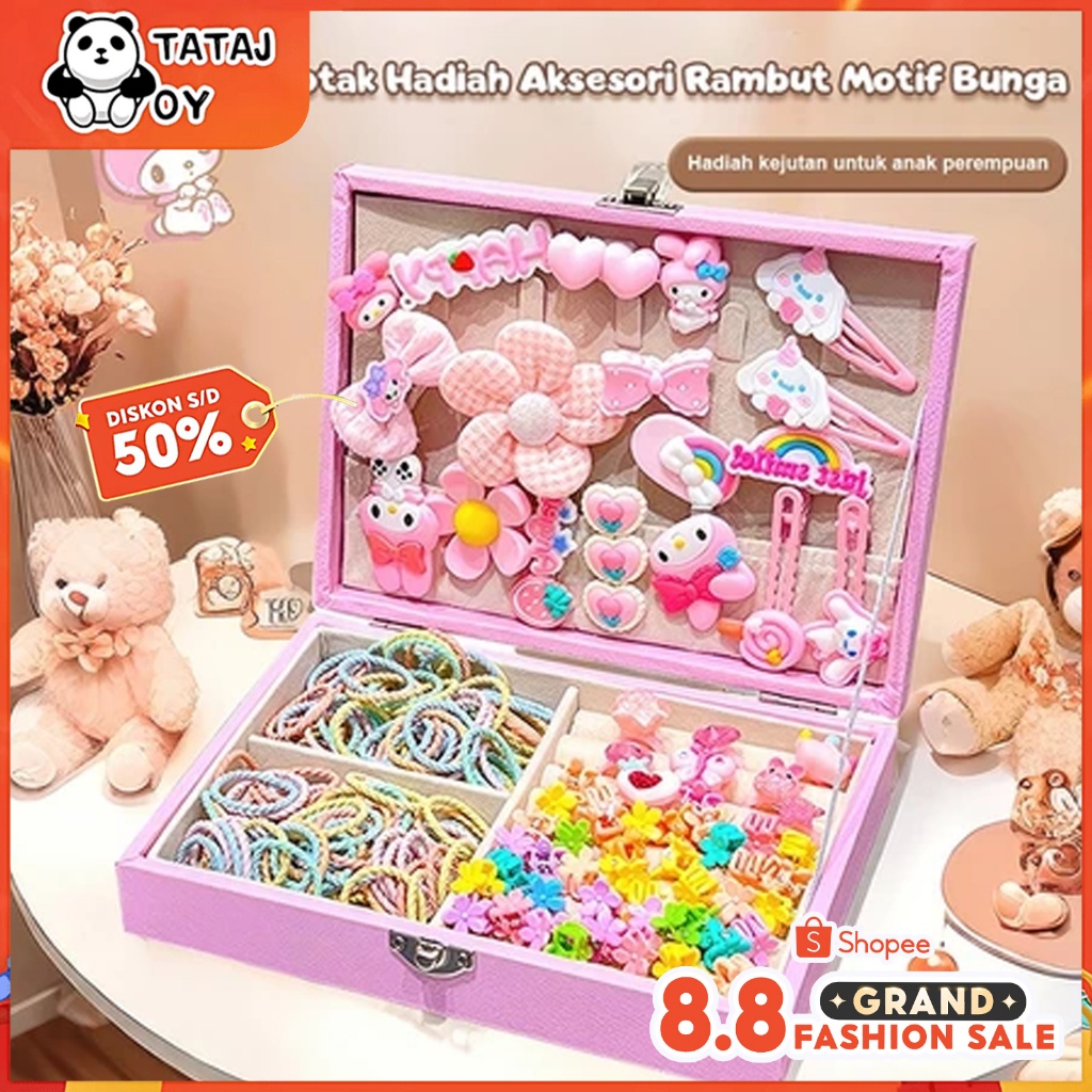 Jual Tatajoy Jepit Rambut Anak Set 158Pcs ikat Rambut anak Perempuan ...