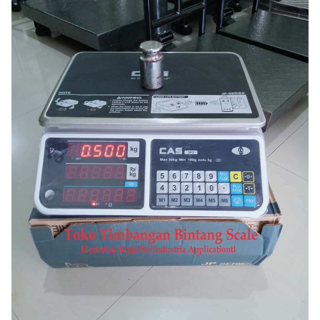 Jual CAS JP2 Timbangan Buah digital 30kg /Timbangan paket ekspedisi cas jp2 30kg | Shopee Indonesia