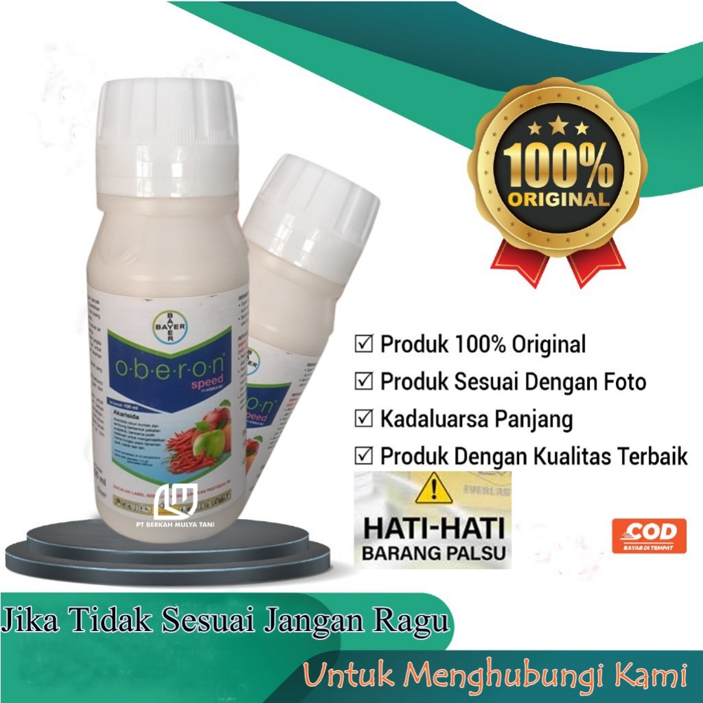Jual Insektisida Akarisida Oberon Speed 100ml Original Bayer | Shopee ...