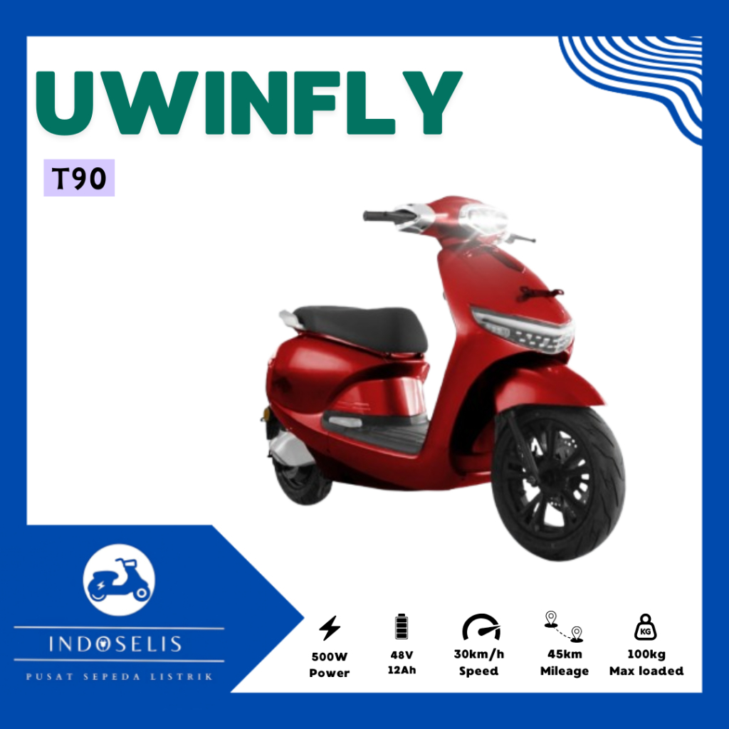 Jual Sepeda Motor Listrik Uwinfly T90 3000 watt | Original Garansi ...