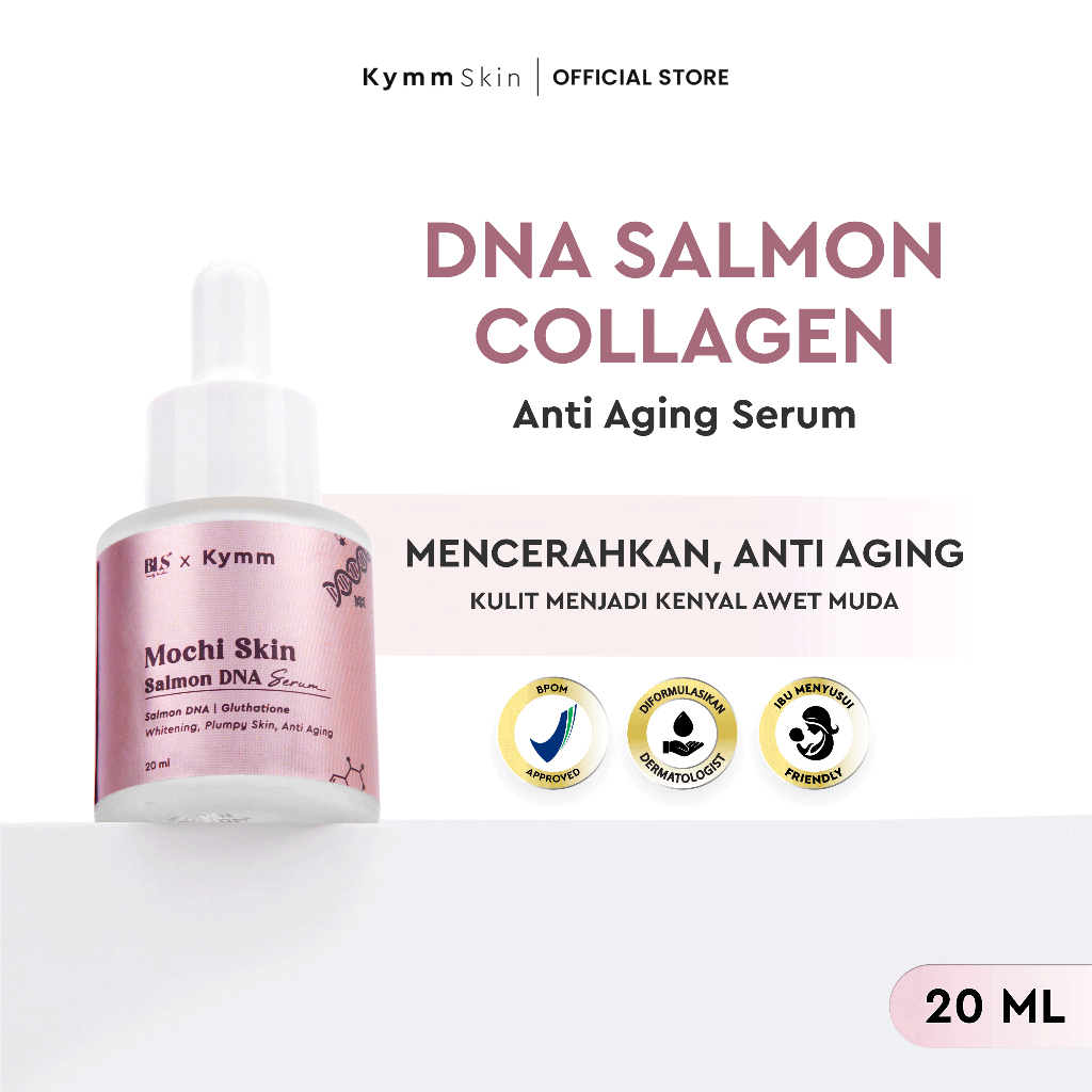 Jual KYMM SKIN X BLS DNA SALMON Mochi Skin Serum 20ML | Serum Anti ...