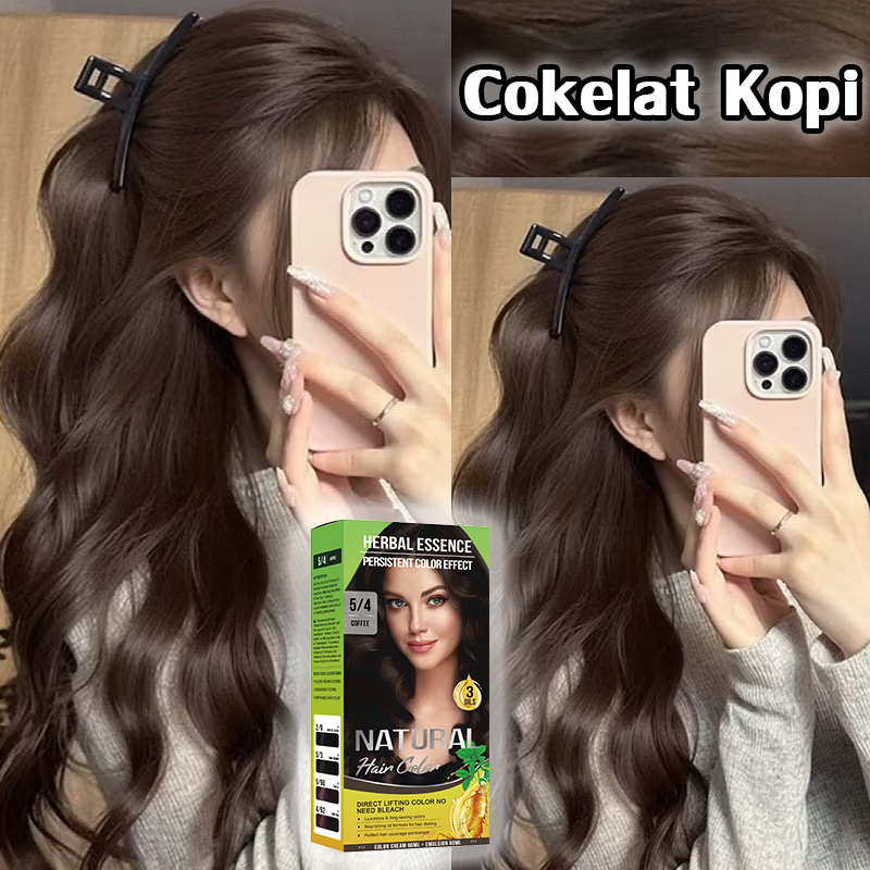 Jual Hair Dye Coklat Diskon 80%! - Pewarna Rambut Cream Hemat - Cover ...
