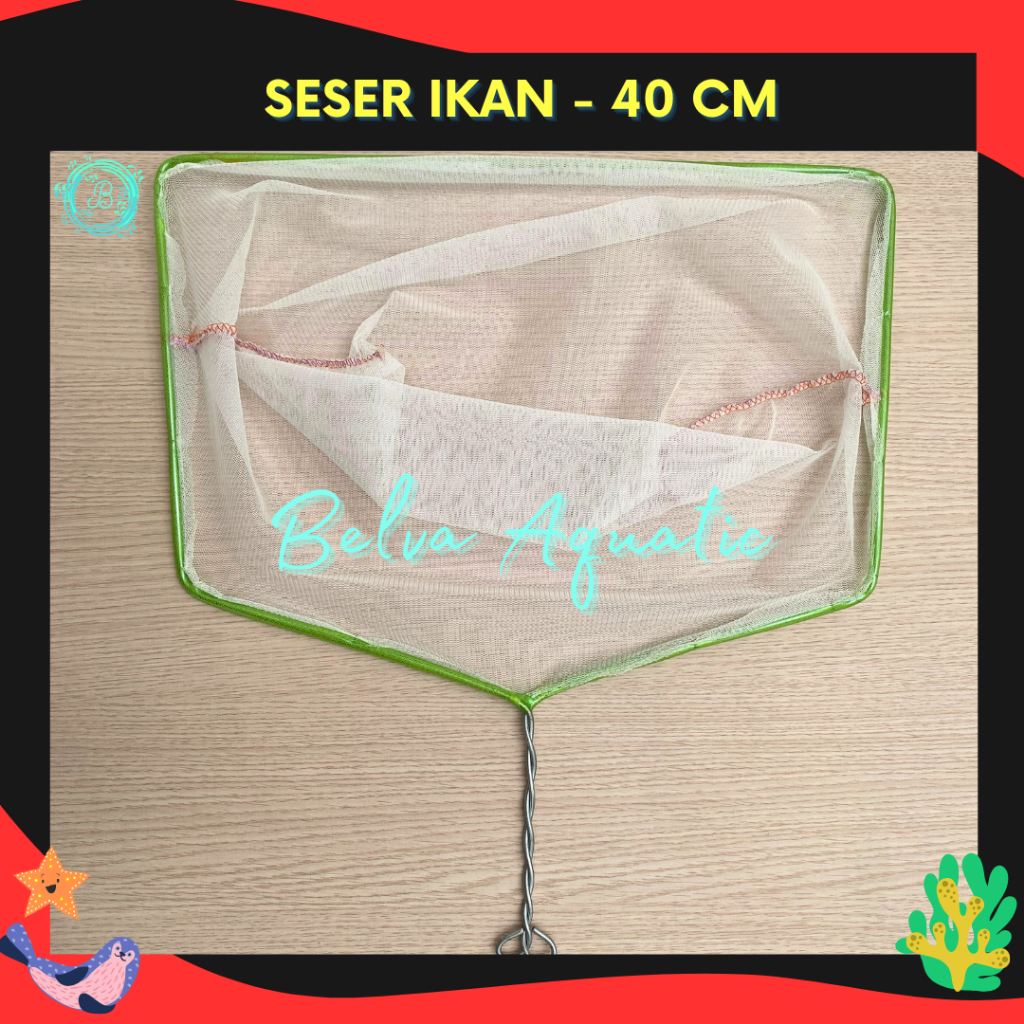 Jual Seser Cupang Kawat 40 cm Fish Net Stick 40cm Serok Ikan Kecil ...
