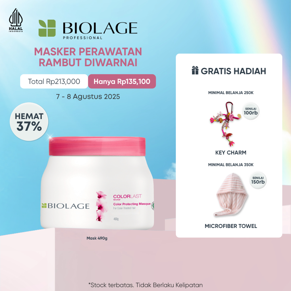 Jual Biolage Indonesia Colorlast Mask 500 ml - Masker Professional ...