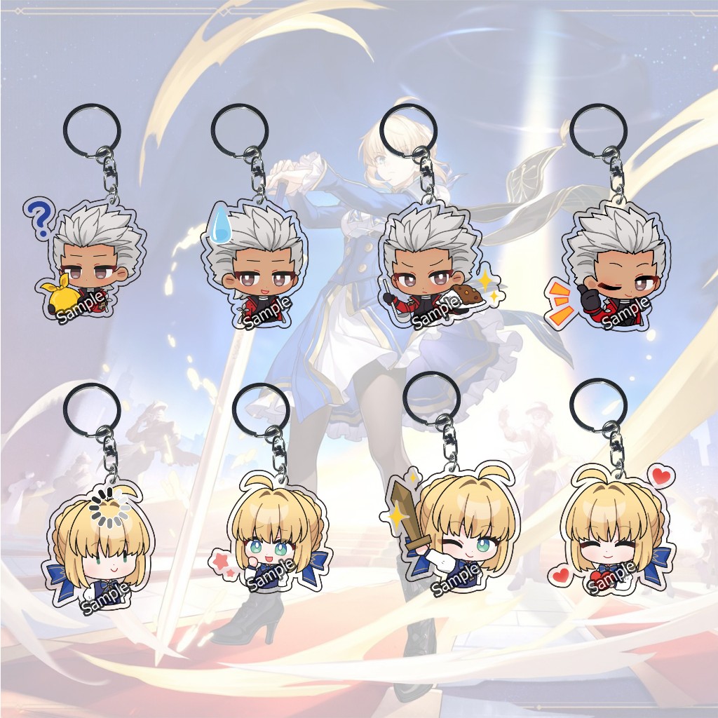 Jual Gantungan Kunci Honkai Star Rail X Fate Grand Order Saber ...