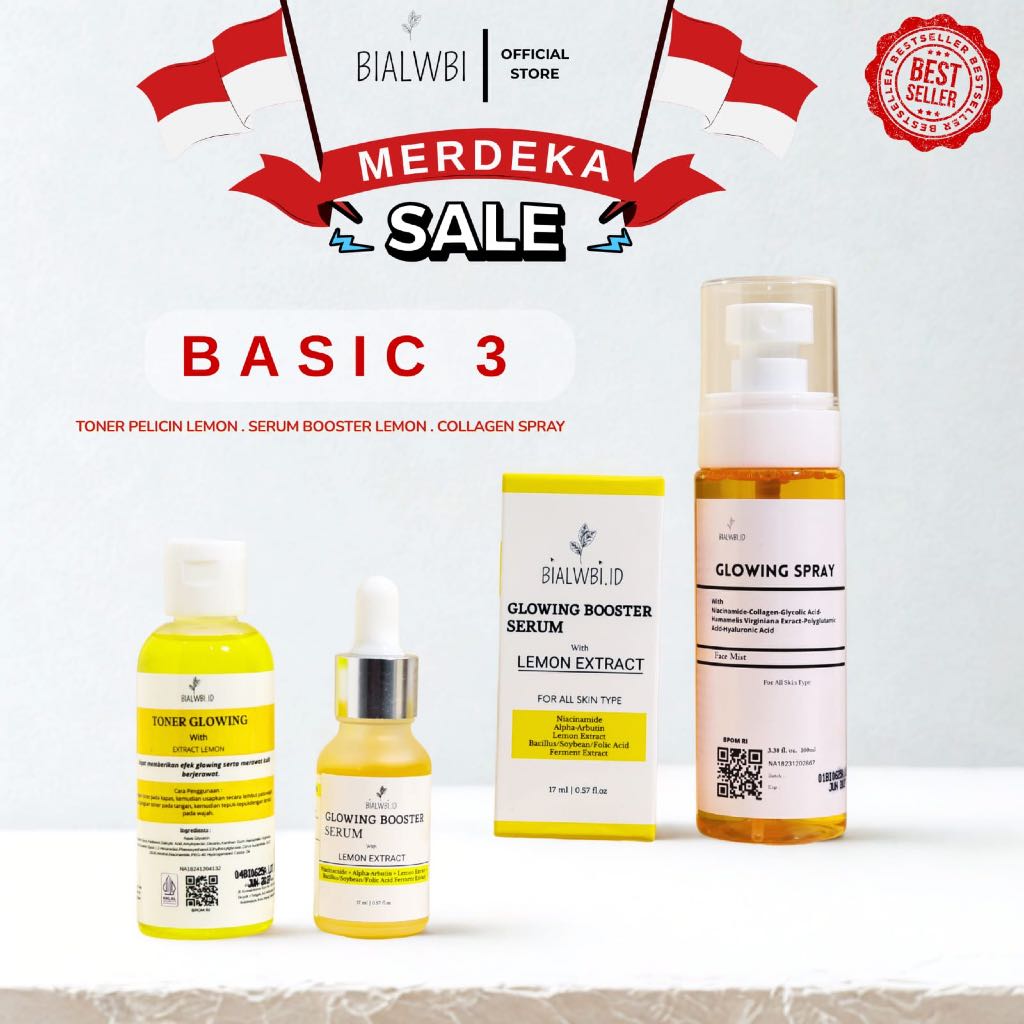 Jual BASIC 3 BIALWBI ( TONER,SERUM,COLLAGEN) | Shopee Indonesia