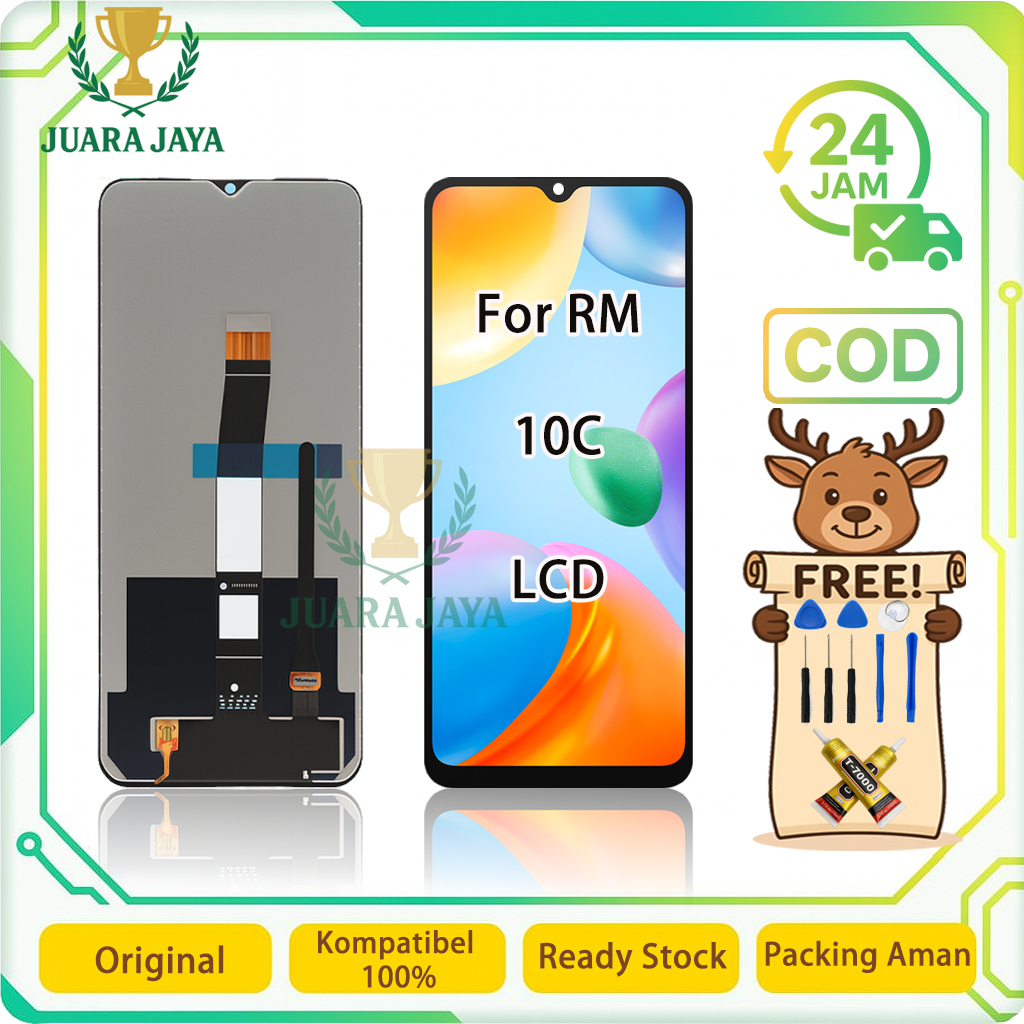 Jual LCD FOR REDMI 10C / P0C0 C40 UNIVERSAL FULLSET Touchscreen LCD HP ...