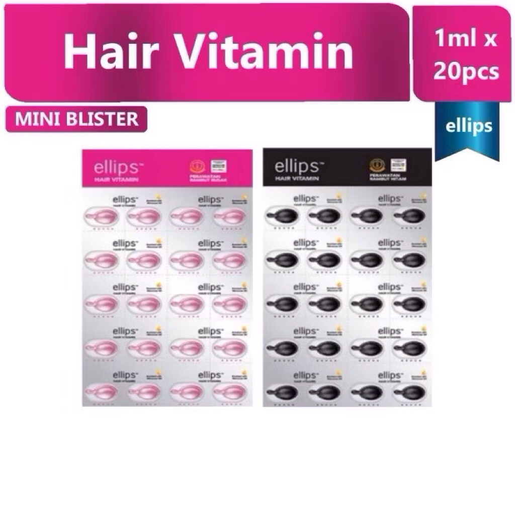 Jual WN Ellips hair vitamin isi 20 capsules Elips perawatan rambut ...