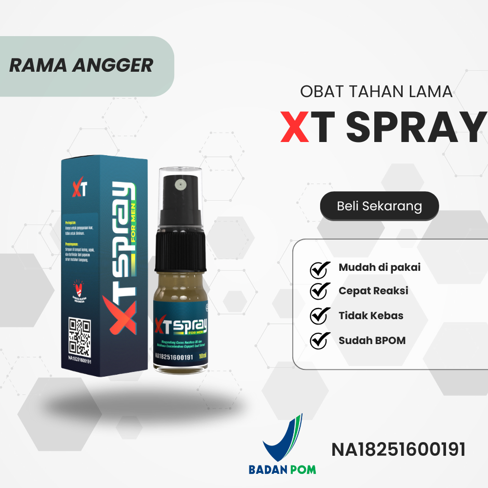 Jual XT SPRAY Obat Kuat BPOM Terbukti Pria Tahan Lama Berhubungan ...