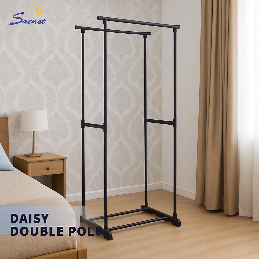 Jual SHENAR , DAISY DOUBLE POLE DOUBLE STAND HANGER SERBAGUNA ...