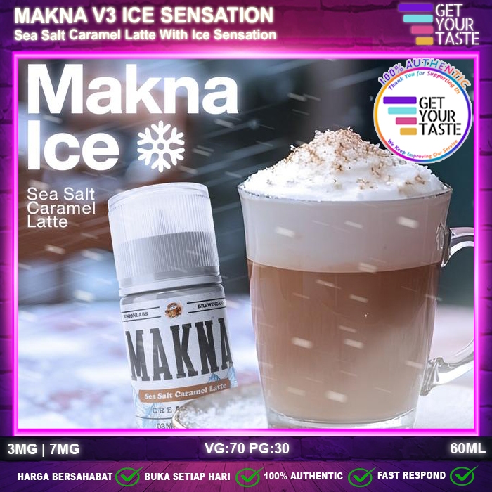 Jual Liquid Makna Sea Salt Caramel Latte Ice 60ML Makna Caramel Ice V3 ...