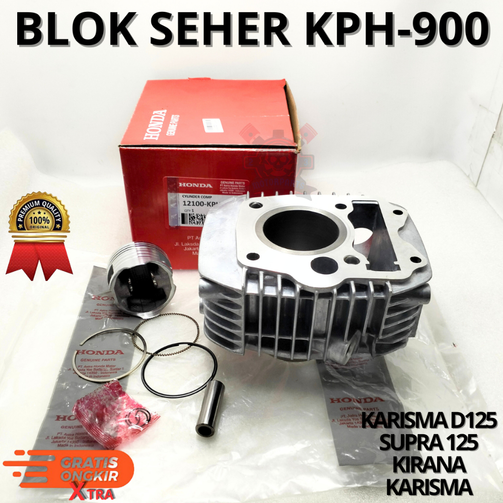 Jual BLOK SEHER KPH-900 UNTUK MOTOR KARISMA D 125,SUPRA 125,KIRANA ...