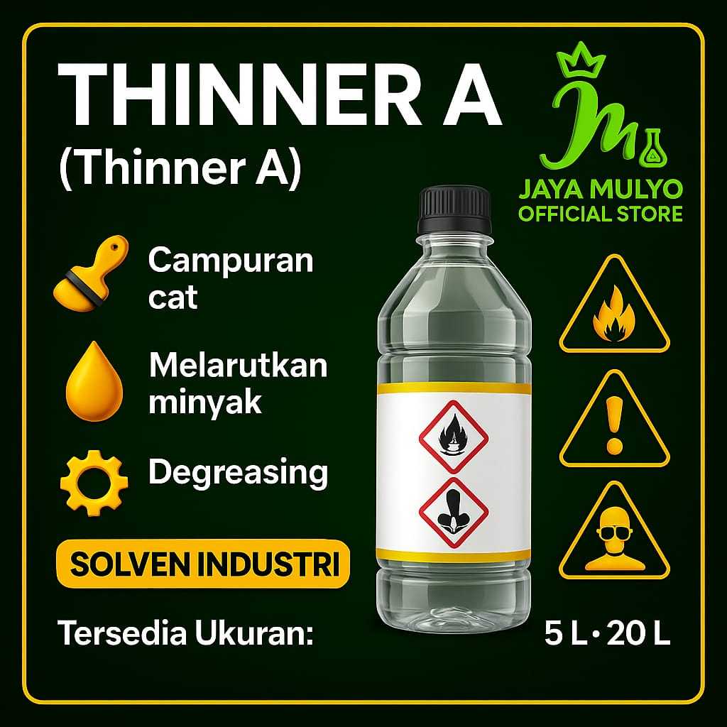 Jual Thinner A 1 Liter / Thinner A Spesial / Tiner A / Tinner / Solvent ...
