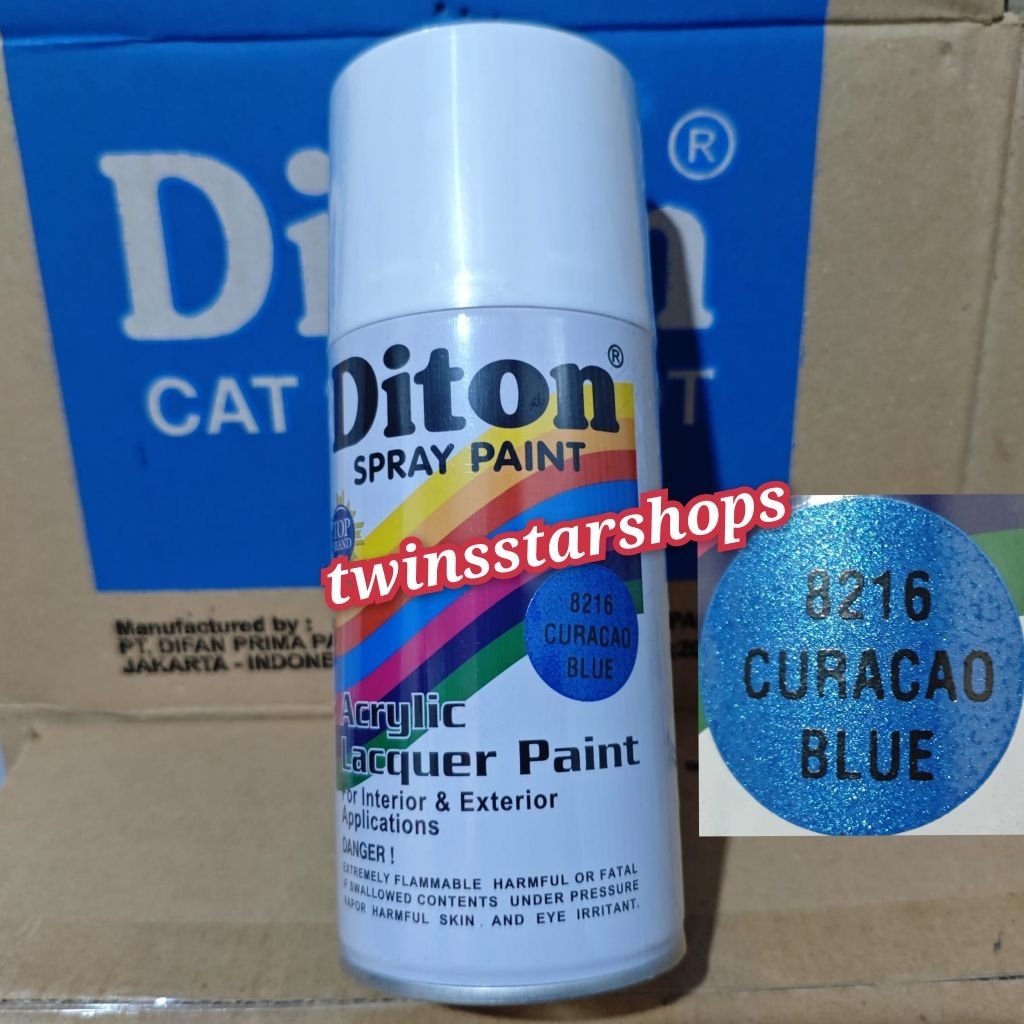 Jual Pilok Pilox Pylox Cat Diton Curacao Blue 8216 Biru Metalic Metalik ...