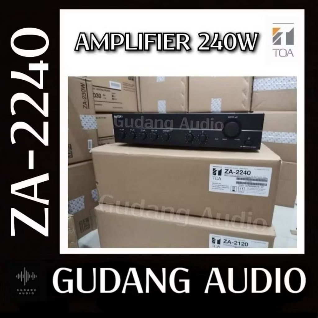 Jual POWER MIXER AMPLIFIER TOA ZA-2240 ZA 2240 240 WATT AFFILIATE | Shopee Indonesia