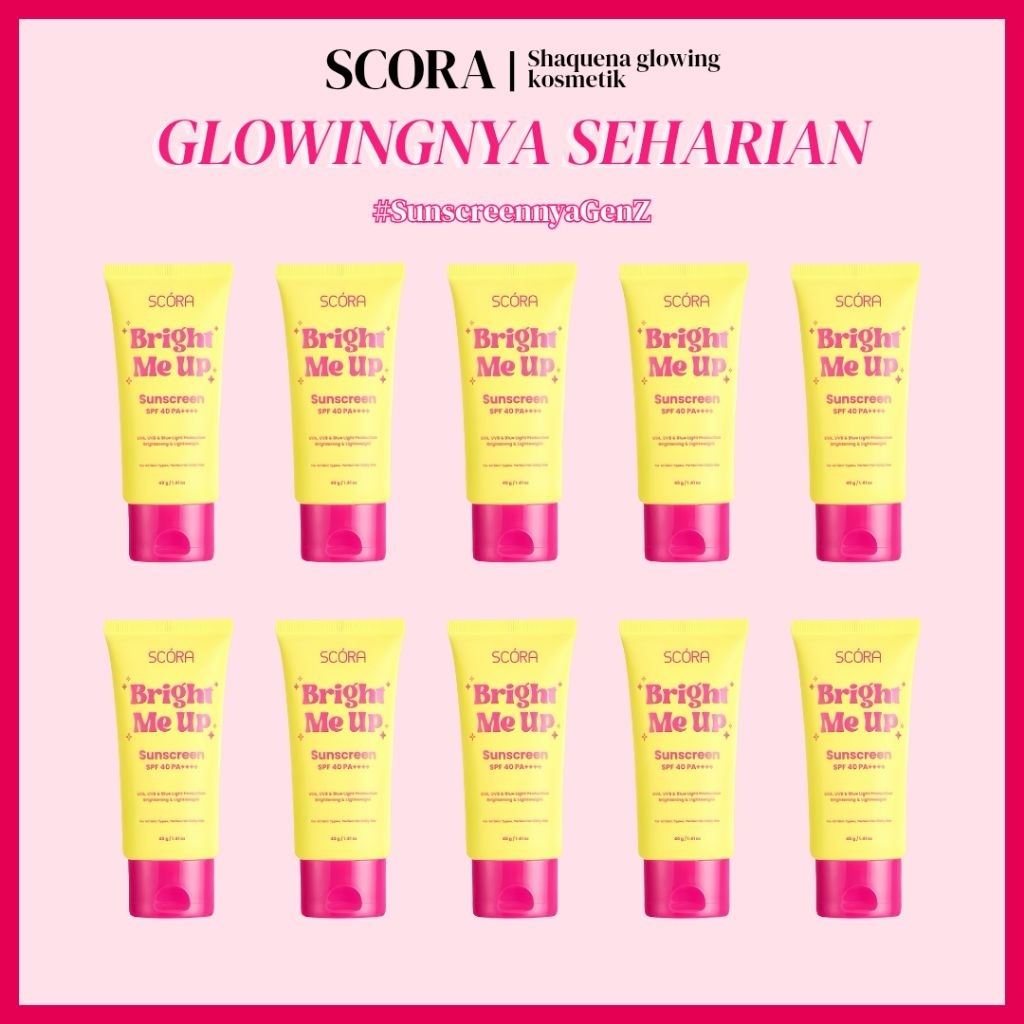 Jual SCORA Paket Isi 10 & 24 pcs | Sunscreen | Facial Wash | Tone up ...