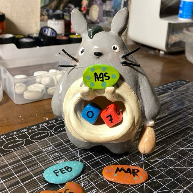 Jual Kalender Abadi Custom | Clay | Handmade | Shopee Indonesia