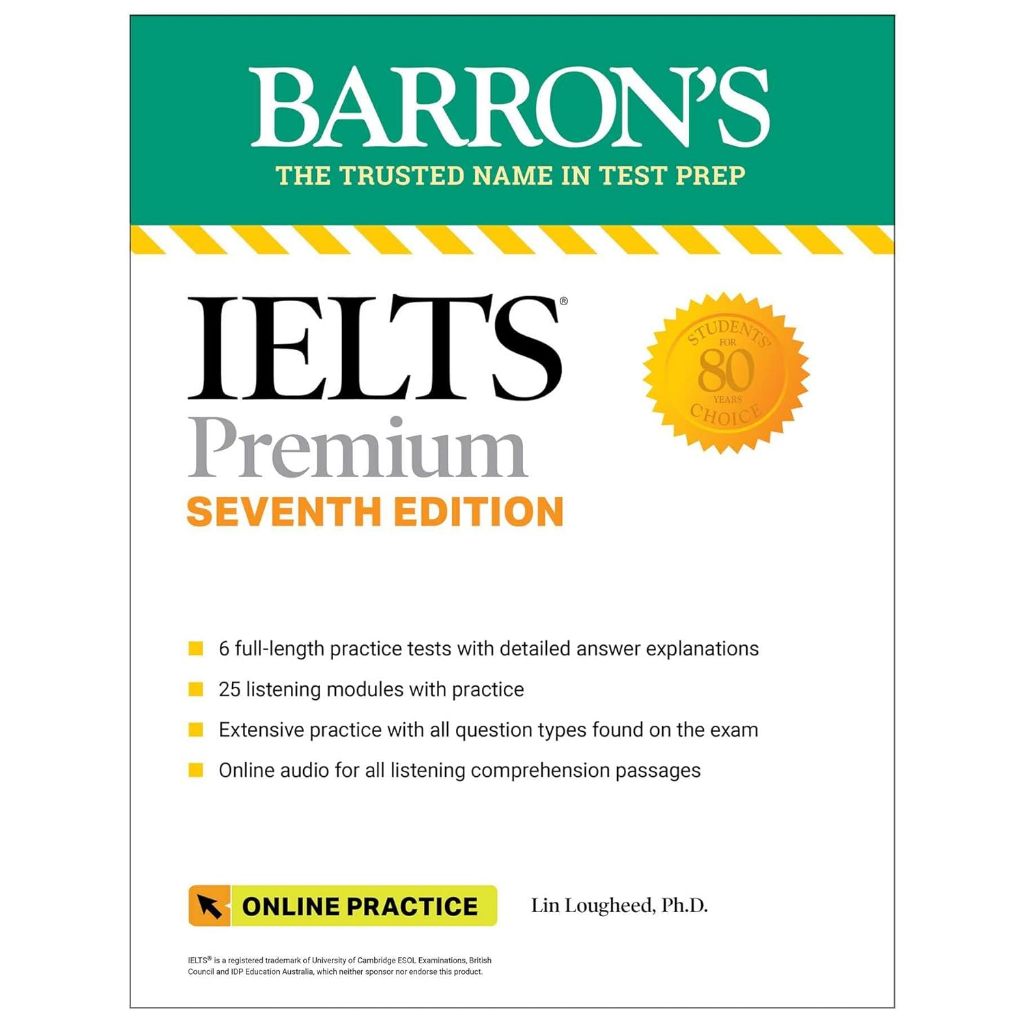 Jual IELTS Premium Seventh Edition (Barron's Test Prep) - 9781506288291 ...