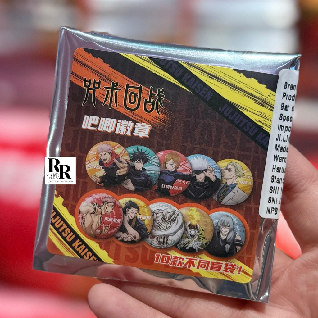Jual Miniso x JJK - Pin Bros / Aksesoris Pakaian / Jujutsu Kaisen Badge ...