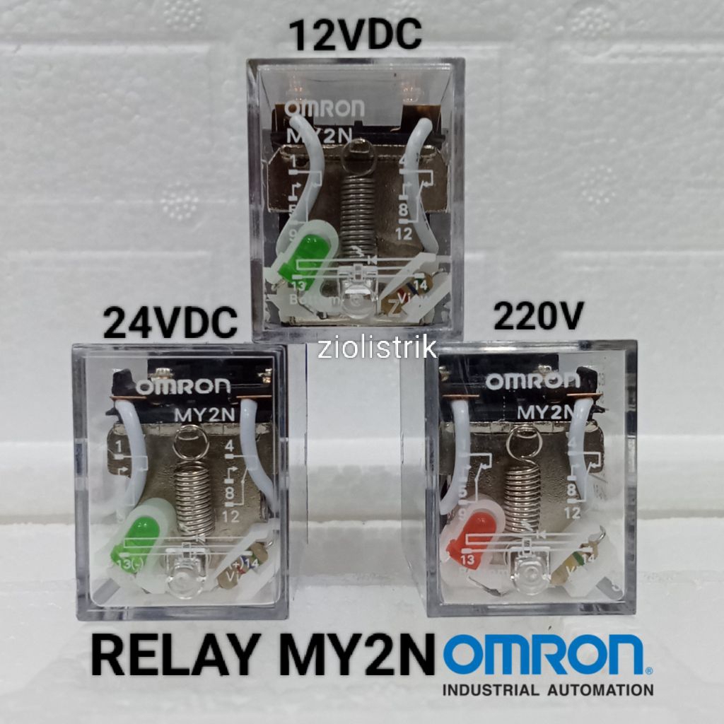 Jual relay omron my2/my2n/my2n-j 12vdc 5a 8pin original | Shopee Indonesia