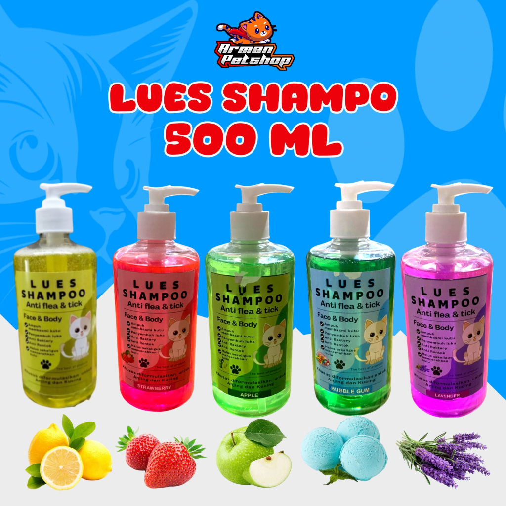 Jual Shampoo Kucing Dan Anjing Lues Anti Dan Jamur Sampo Pembasmi Kutu ...