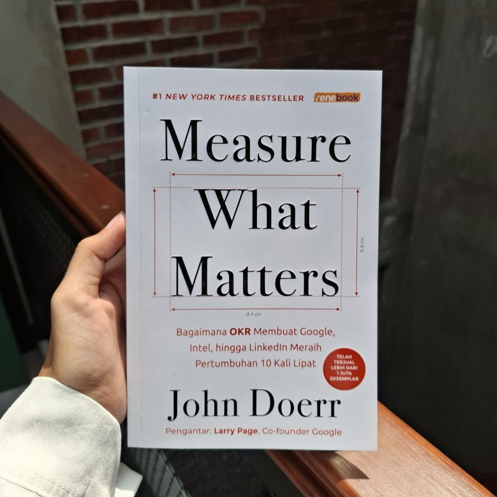 Jual Buku John Doerr MEASURE WHAT MATTERS Bagaimana OKR Membuat Google ...